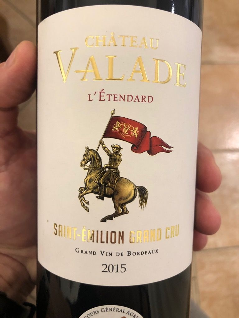 2015 Château Valade L'Etendard, France, Bordeaux, Libournais, St ...