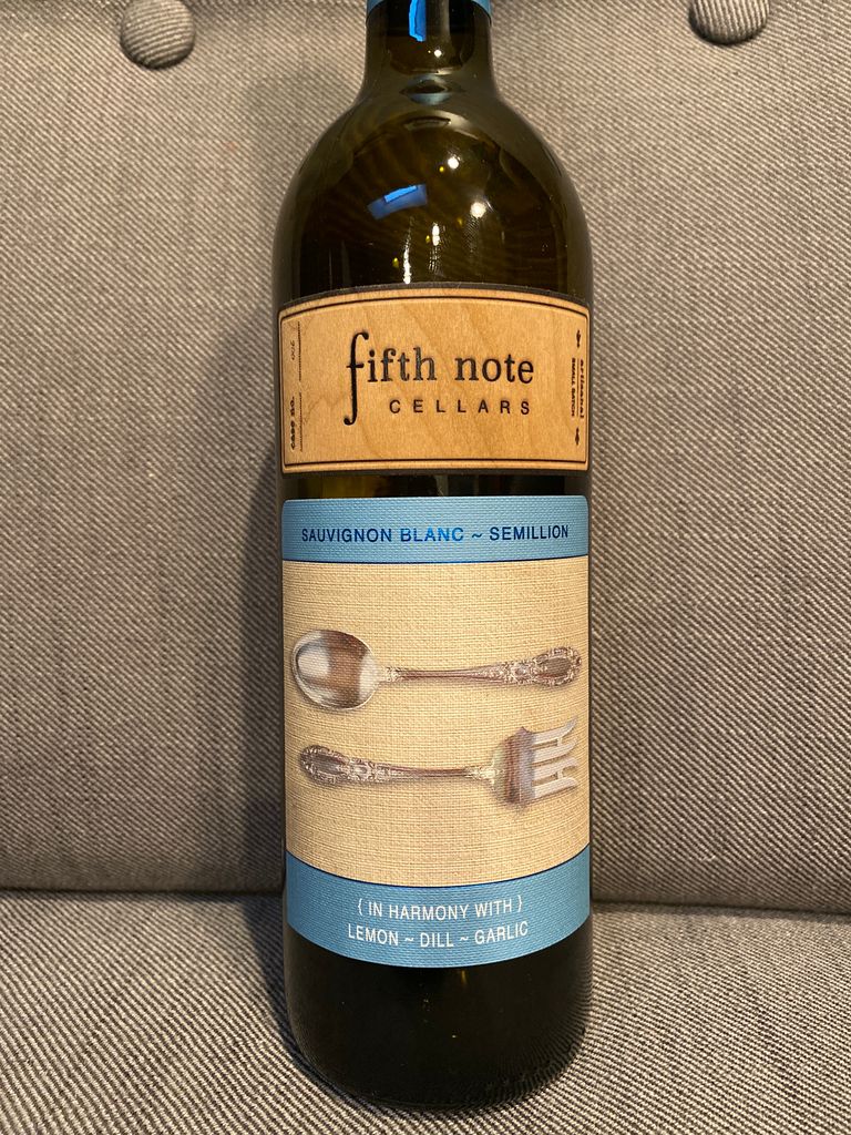 2018 Fifth Note Cellars Sauvignon Blanc Sémillon, USA, California ...