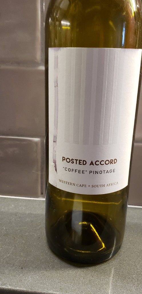 2020 Posted Accord Coffee Pinotage, South Africa, Western Cape ...