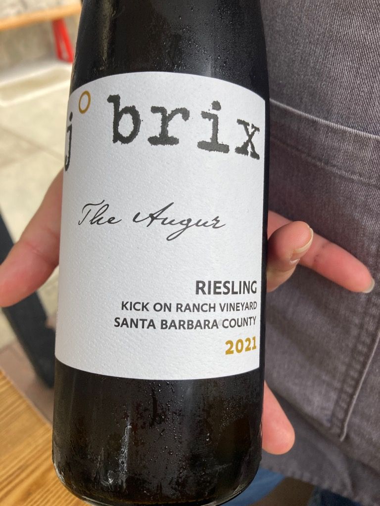 2021 J. Brix Riesling Augur Kick-on Ranch, USA, California, Central Coast, Santa Barbara County ...