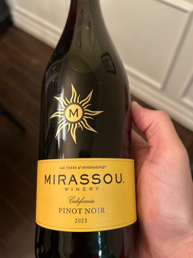 2023 Mirassou Vineyards Pinot Noir San Francisco Bay, USA, California ...