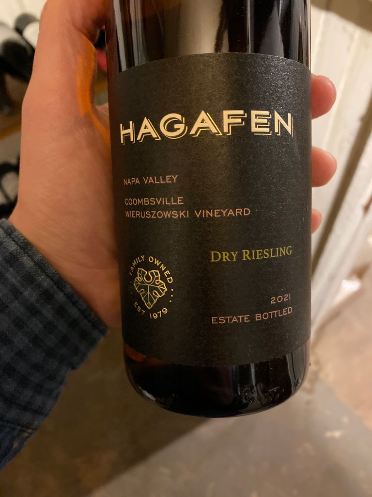 2021 Hagafen Dry Riesling Wieruszowski, USA, California, Napa Valley ...