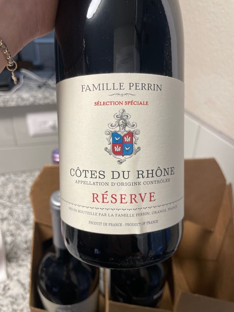 2019 Famille Perrin / Perrin & Fils Côtes du Rhône Réserve Wine Society ...