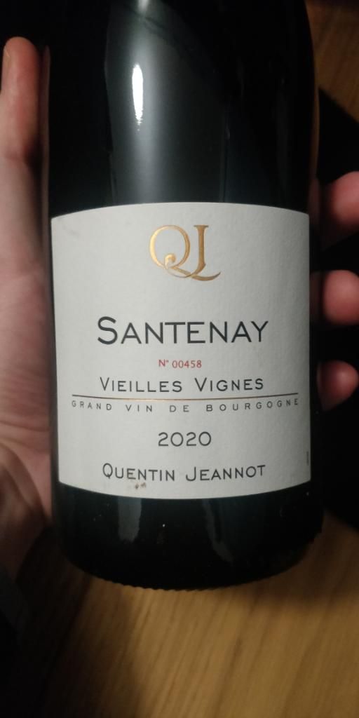 2020 Quentin Jeannot Santenay Vieilles Vignes, France, Burgundy, Côte ...