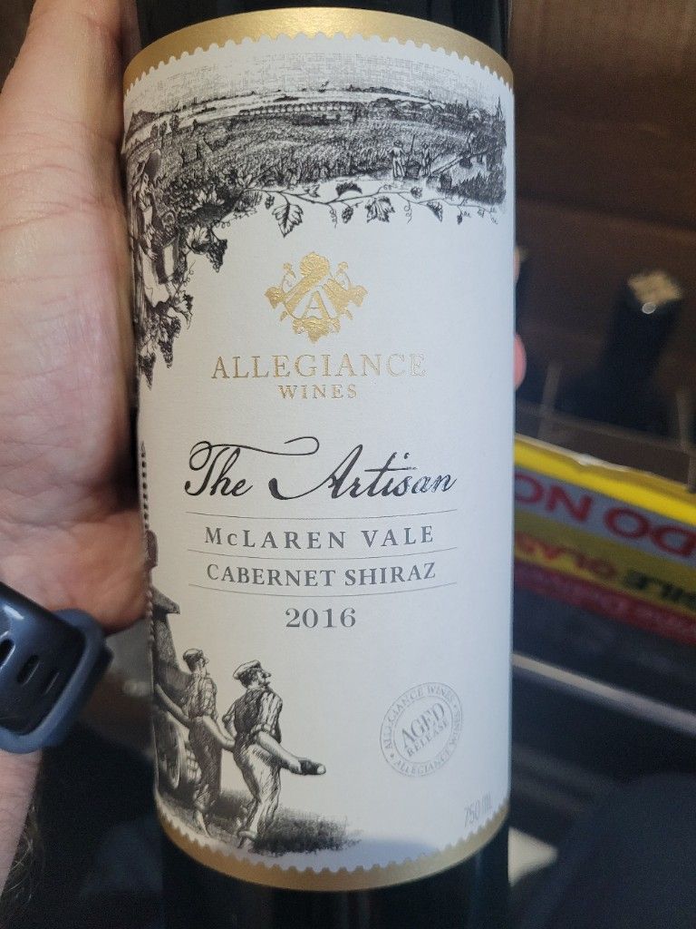 2016 Allegiance Wines The Artisan McLaren Vale, Australia, South ...