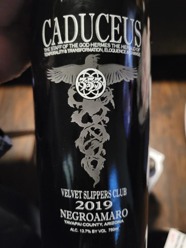 2019 Caduceus Cellars Negroamaro Velvet Slippers Club, USA, Arizona ...