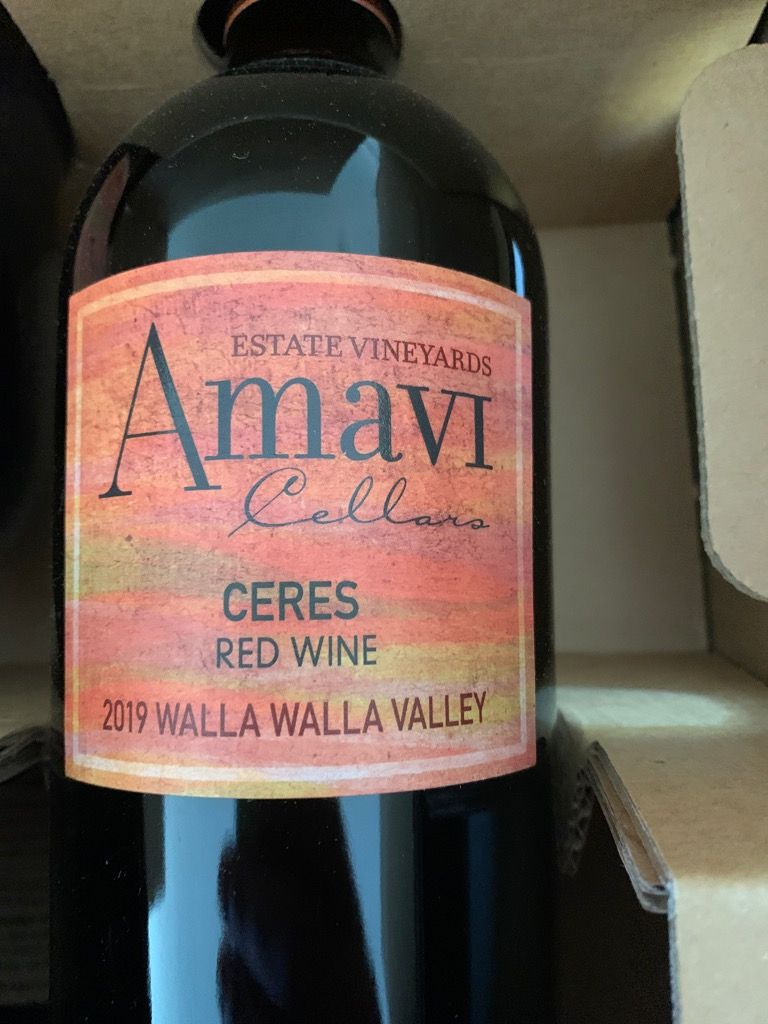 2019 Amavi Cellars Ceres, USA, Washington, Columbia Valley, Walla Walla ...