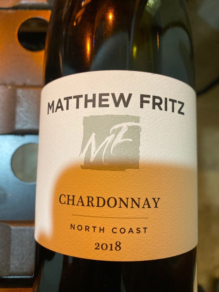 2017 Matthew Fritz Chardonnay, USA, California, North Coast - CellarTracker