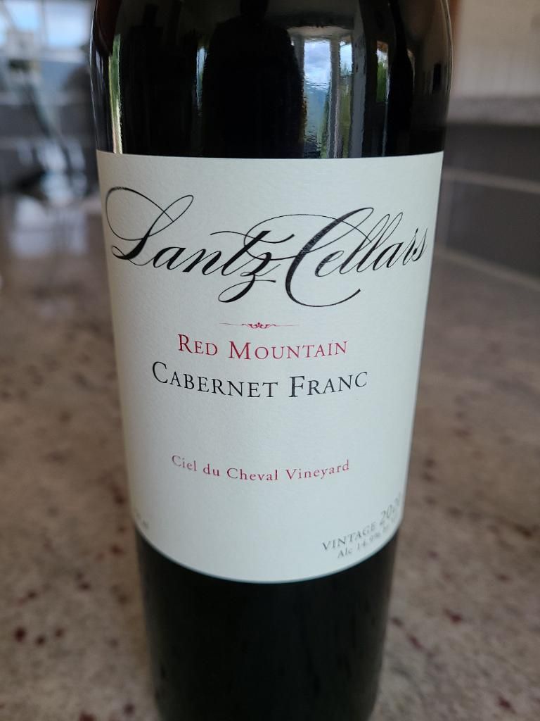 2020 Lantz Cellars Cabernet Franc Ciel du Cheval Vineyard, USA ...