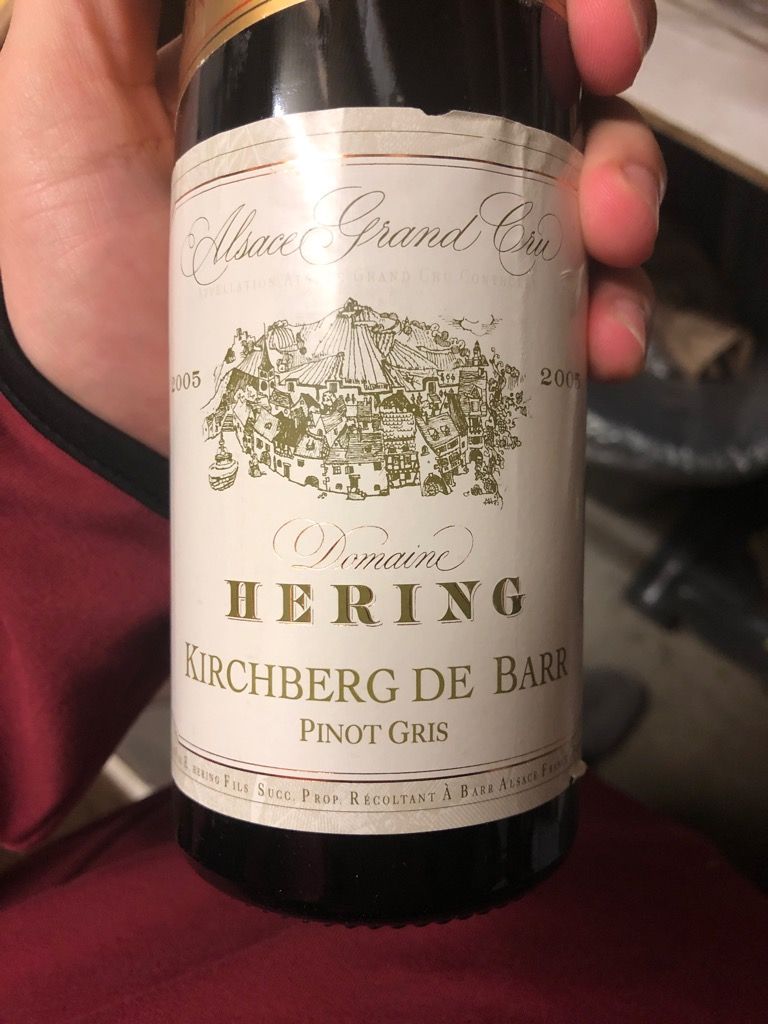 2004 Domaine Hering Pinot Gris Kirchberg de Barr, France, Alsace ...
