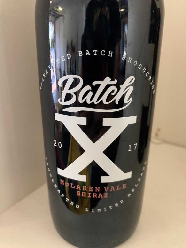 2017 Batch X Shiraz, Australia, South Australia, Fleurieu, McLaren Vale ...