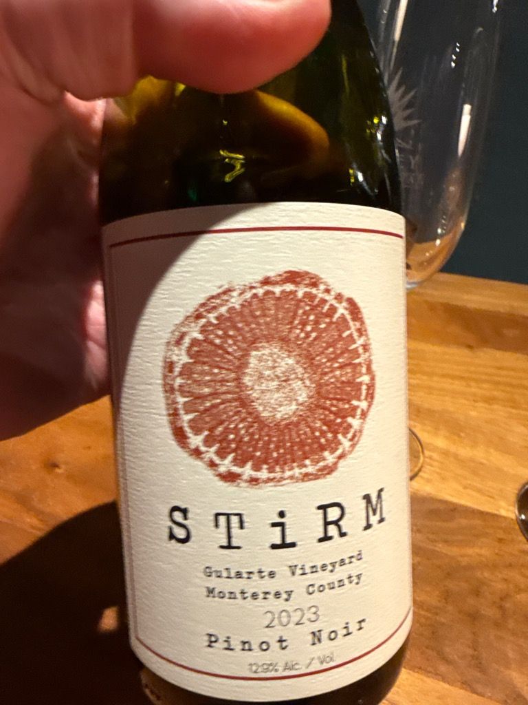 2023 Stirm Wine Company Pinot Noir Gularte Vineyard, USA, California ...