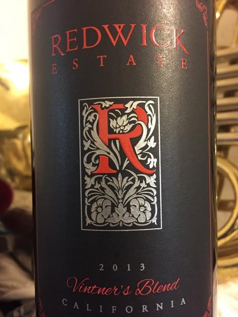 2013 Redwick Estate Vintner's Blend, USA, California, Central Coast ...