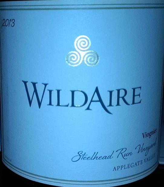 2013 WildAire Cellars Viognier Steelhead Run Vineyard, USA, Oregon ...