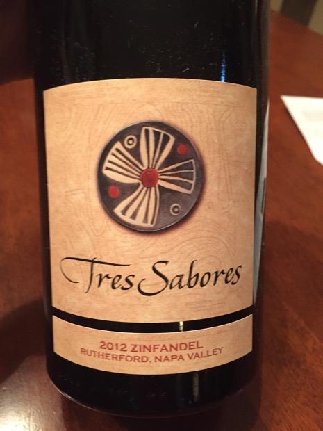 2011 Tres Sabores Zinfandel Rutherford Estate, USA, California, Napa ...