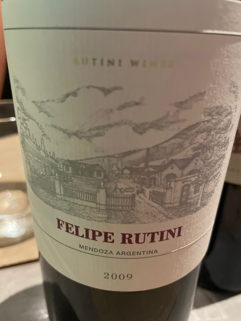 2008 Rutini Cabernet Sauvignon Felipe Rutini, Argentina, Mendoza, Valle ...