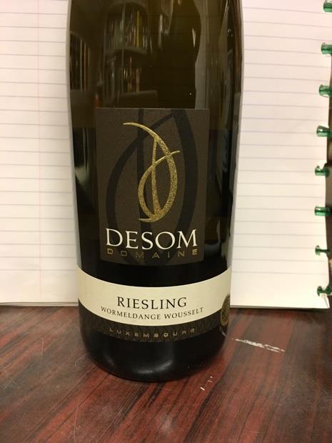2002 Caves St. Remy-Desom Riesling Grand Premier Cru Wormeldange ...