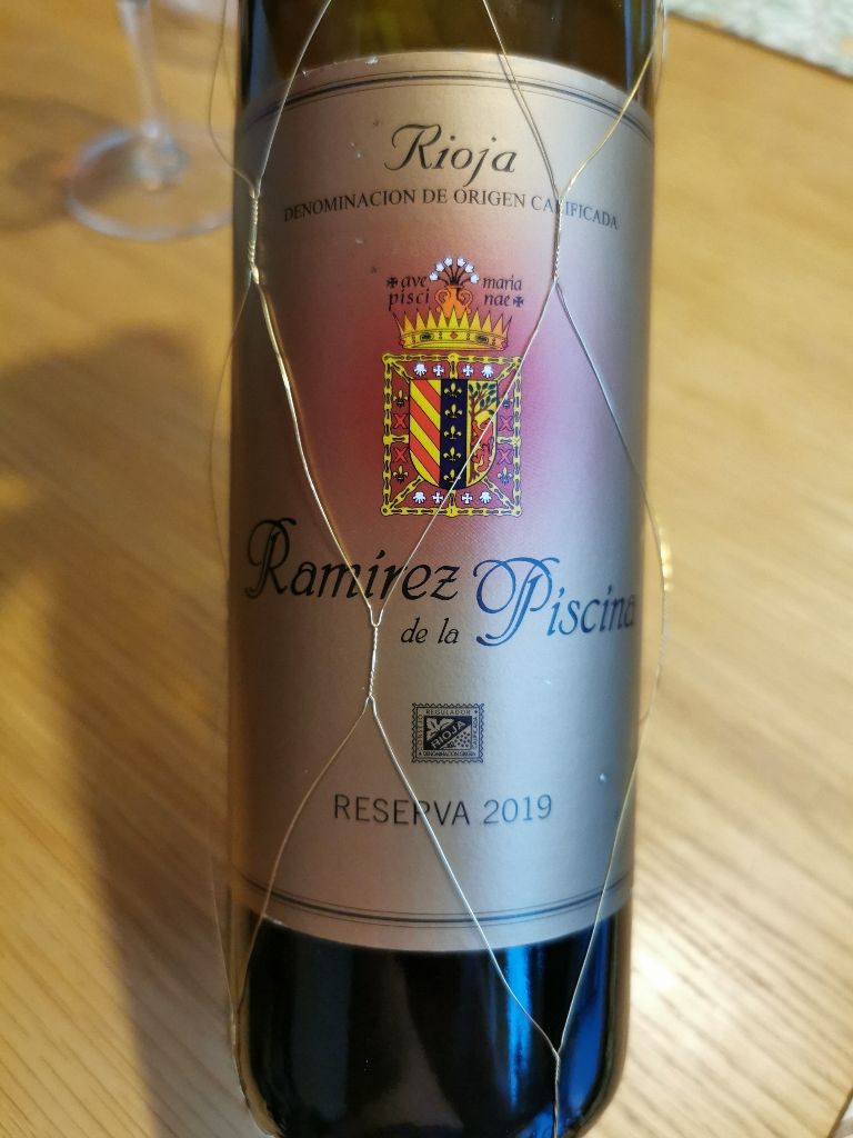 2019 Bodegas Ramirez Rioja Reserva Ramirez de la Piscina, Spain, La Rioja, Rioja - CellarTracker