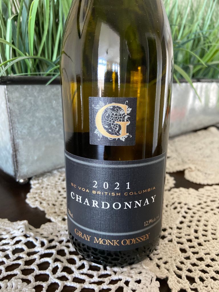 2021 Gray Monk Estate Winery Chardonnay Odyssey, Canada, British ...