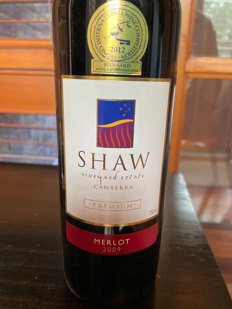 2009 Shaw Vineyard Estate Merlot, Australia, New South Wales, Southern ...