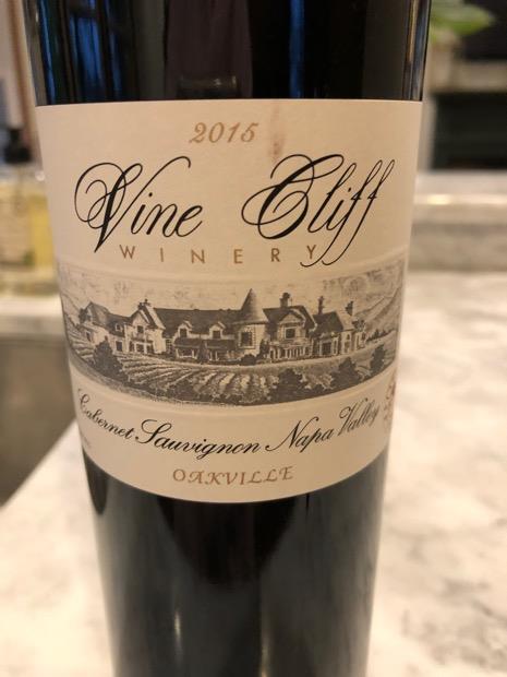 2016 Vine Cliff Winery Cabernet Sauvignon Oakville, USA, California ...