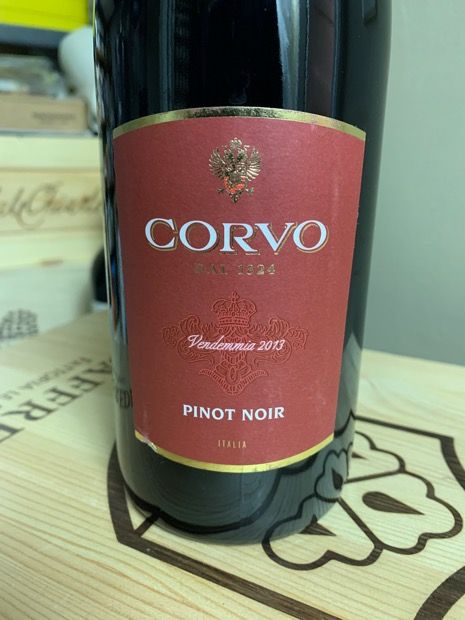 2014 Corvo Pinot Noir, Italy, Sicily, Sicilia - CellarTracker