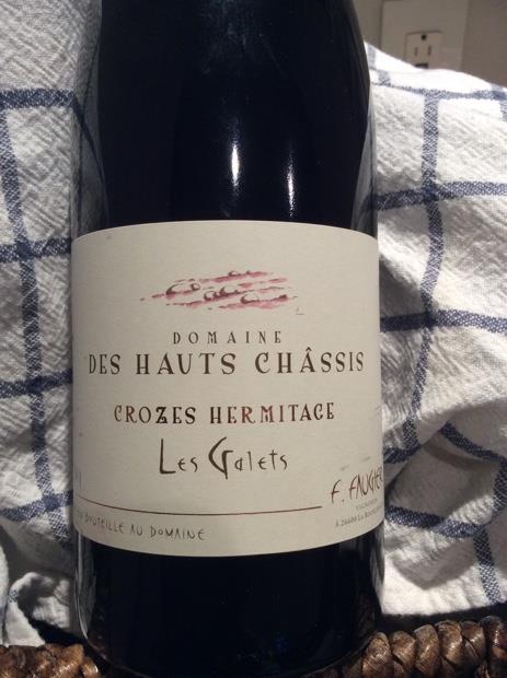 2011 Domaine Des Hauts Chassis Crozes-Hermitage Les Galets, France ...