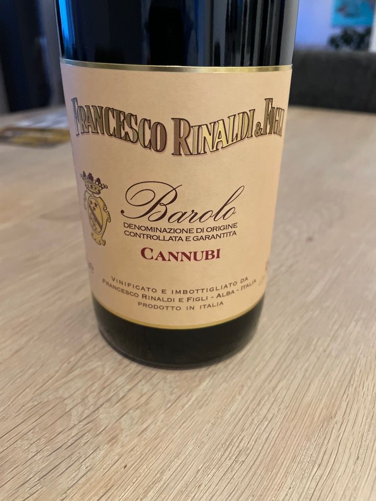 2019 Francesco Rinaldi e Figli Barolo Cannubi, Italy, Piedmont, Langhe ...