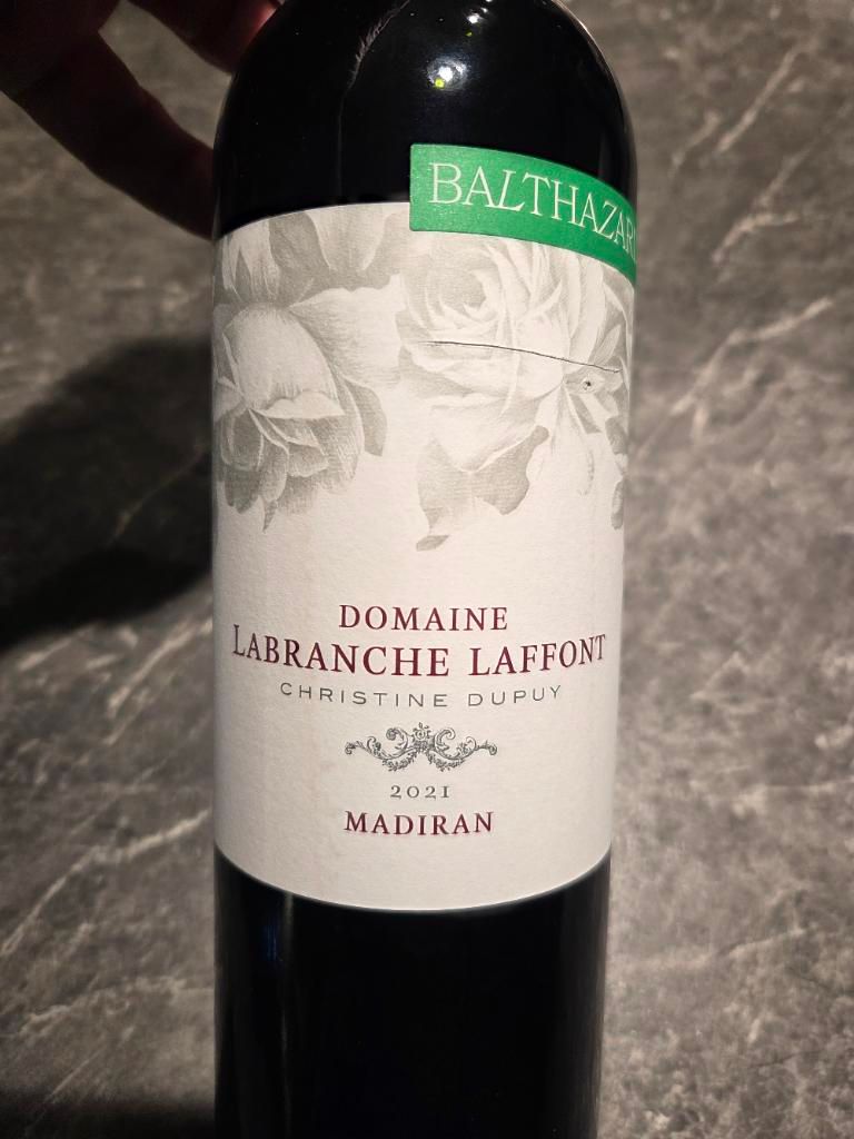 2021 Domaine Labranche-Laffont Madiran, France, Southwest France ...