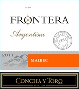 2012 Concha y Toro Malbec Frontera, Argentina, Mendoza - CellarTracker