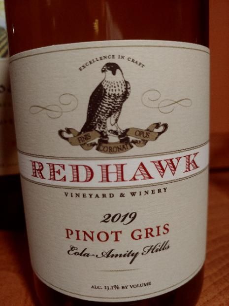 2021 Redhawk Vineyard Pinot Gris, USA, Oregon, Willamette Valley ...