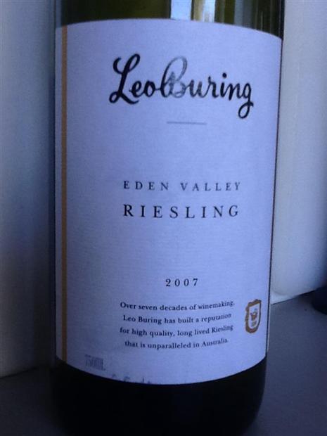 2007 Leo Buring Riesling Eden Valley, Australia, South Australia ...