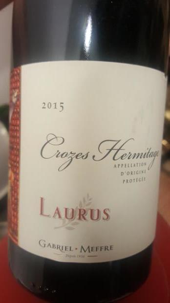 2019 Gabriel Meffre Crozes-Hermitage Laurus, France, Rhône, Northern ...