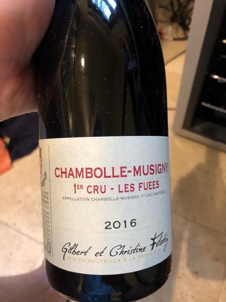 2016 Domaine Felettig Chambolle-Musigny 1er Cru Les Fuées, France ...