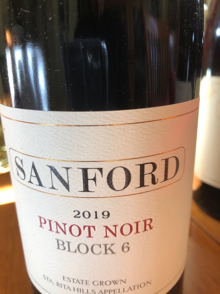 2020 Sanford Pinot Noir Block 6 Sanford & Benedict Vineyard, USA ...
