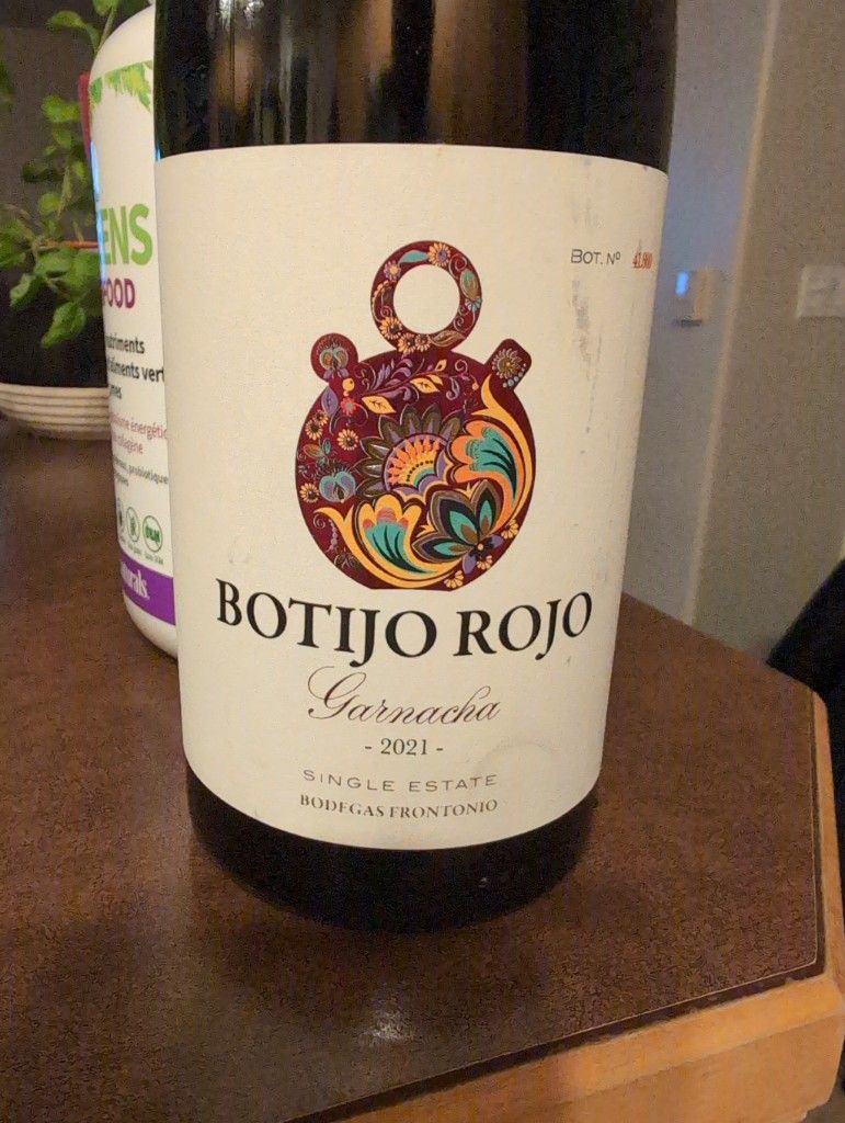 2020 Botijo Rojo Garnacha, Spain - CellarTracker