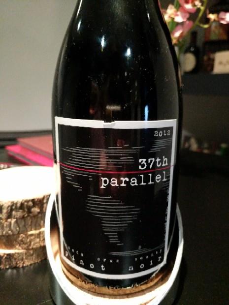 2018 37th Parallel Pinot Noir, USA, California - CellarTracker