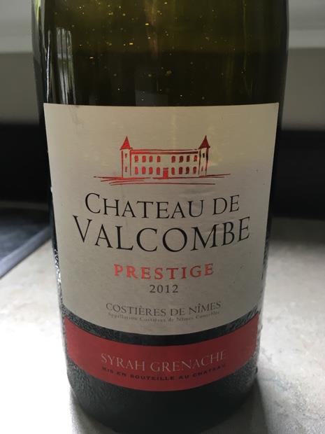 2011 Château de Valcombe Costières-de-Nîmes Prestige, France, Rhône ...