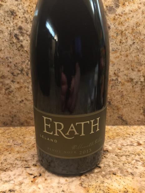 2013 Erath Pinot Noir Leland Vineyard, USA, Oregon, Willamette Valley ...