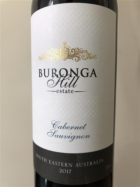 2017 Buronga Hill Estate Cabernet Sauvignon, Australia, South Eastern ...