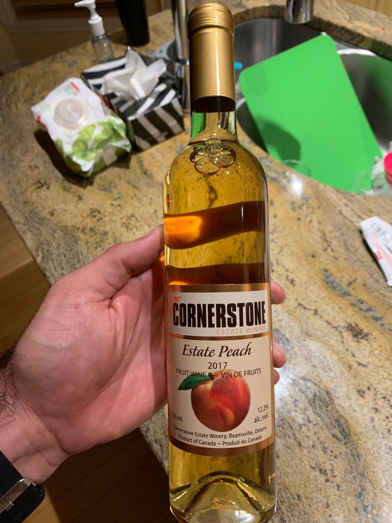 2017 Cornerstone Estate Winery Peach, Canada, Ontario, Niagara ...