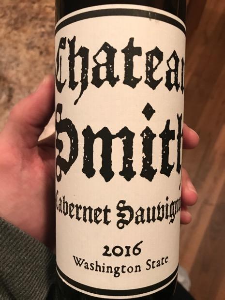 2016 Charles Smith Cabernet Sauvignon Chateau Smith, USA, Washington ...