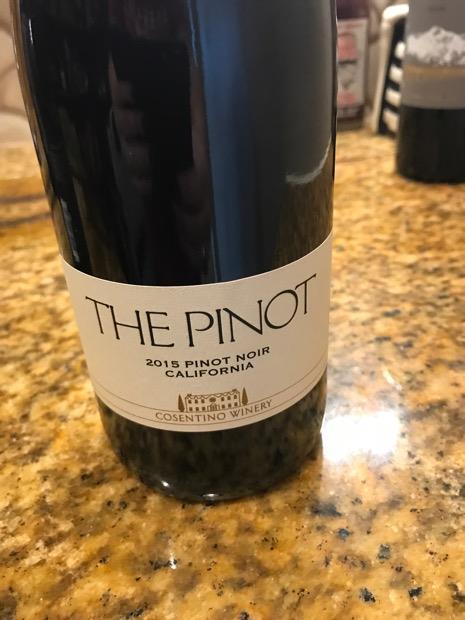 2015 Cosentino Winery Pinot Noir The Pinot, USA, California - CellarTracker