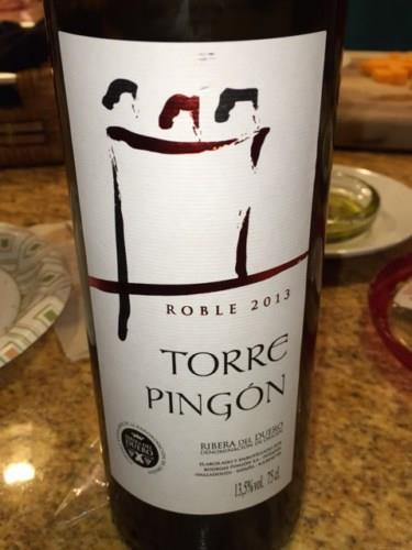 2012 Bodegas Pingón Ribera del Duero Torre Pingón Roble, Spain ...