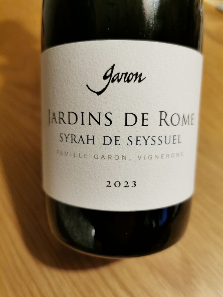 2023 Domaine Garon Syrah Jardins de Rome, France, Rhône, Northern Rhône ...