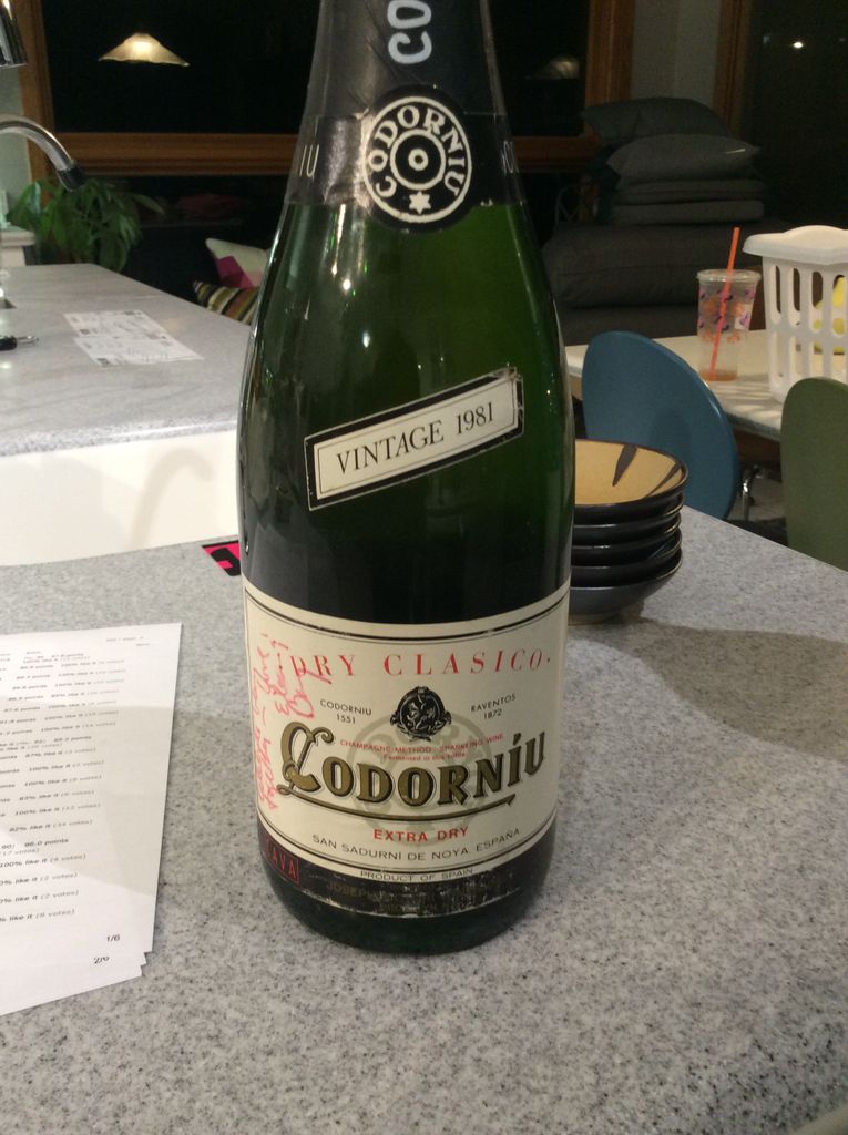1981 Codorníu Cava Vintage, Spain, Cava - CellarTracker
