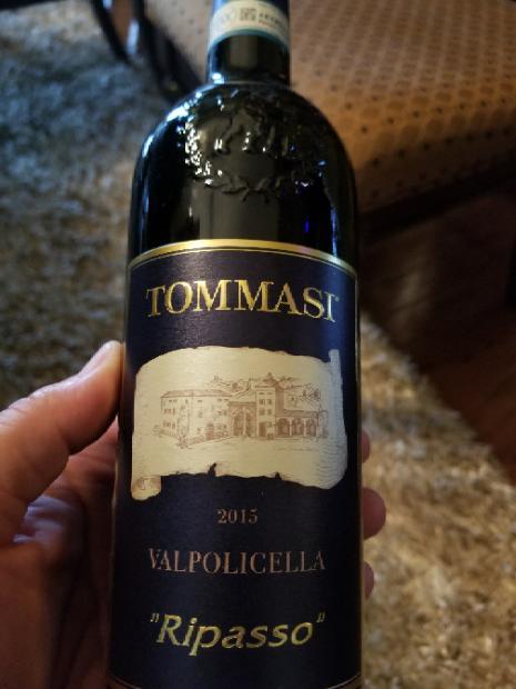 2015 Tommasi Ripasso Valpolicella, Italy, Veneto, Valpolicella, Ripasso ...