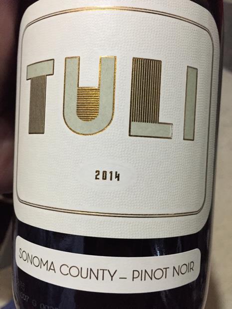 2014 Tuli Pinot Noir, USA, California, Sonoma County - CellarTracker