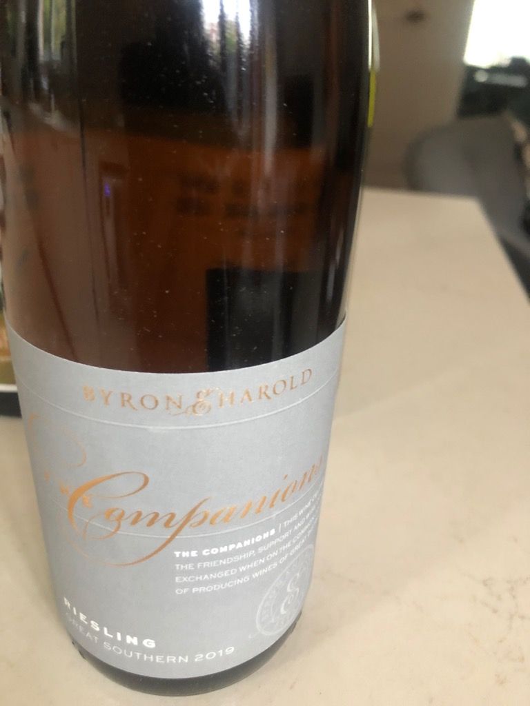 2017 Byron & Harold Shiraz The Companions, Australia, Western Australia ...