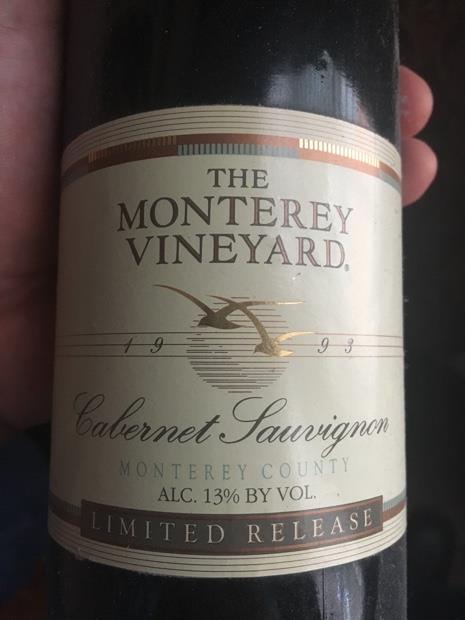1994 The Monterey Vineyard Cabernet Sauvignon, USA, California, Central ...